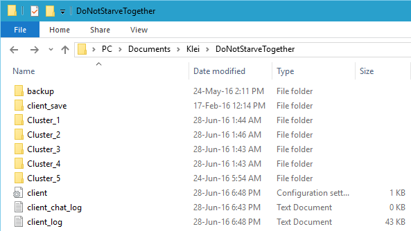All of my files are gone. - Don't Starve Together - Klei Entertainment ...