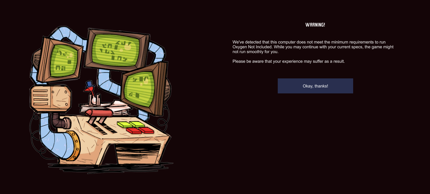 Wrong message: "Does not meet system requirements" - Oxygen Not ...