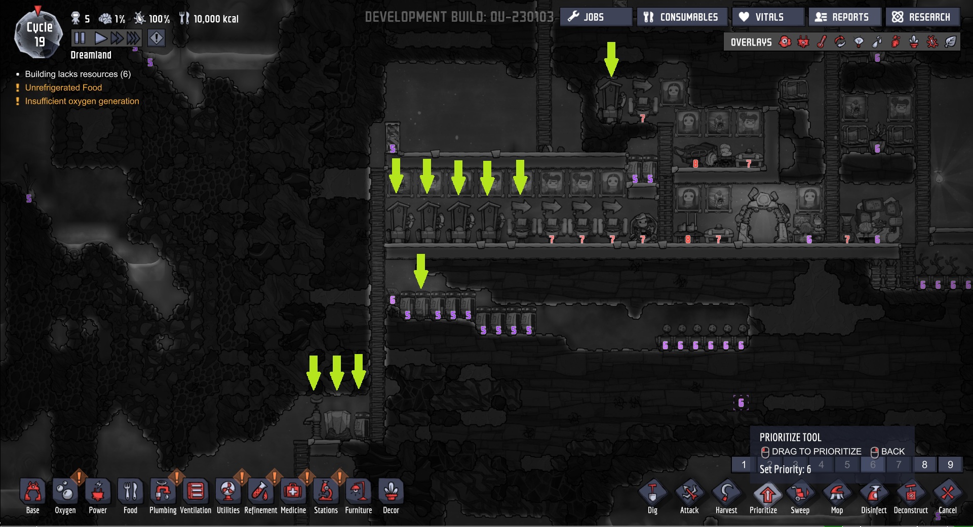 Auto-disinfect removes building priority - Oxygen Not Included - Klei ...