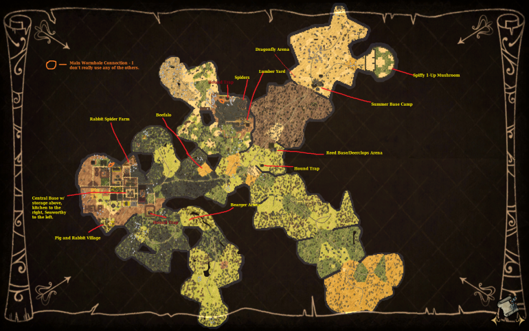 Overview of my 1500 Day Map - [Don't Starve] General Discussion - Klei ...