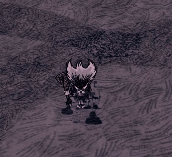 Bug with Wilson's Fabulous hair in Snowfallen skin - Don't Starve ...
