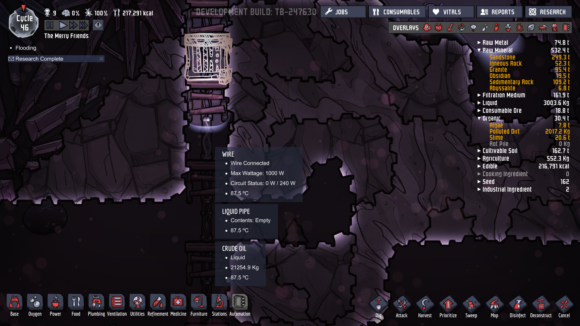 Drowning slickster makes infinite oil - Oxygen Not Included - Klei ...