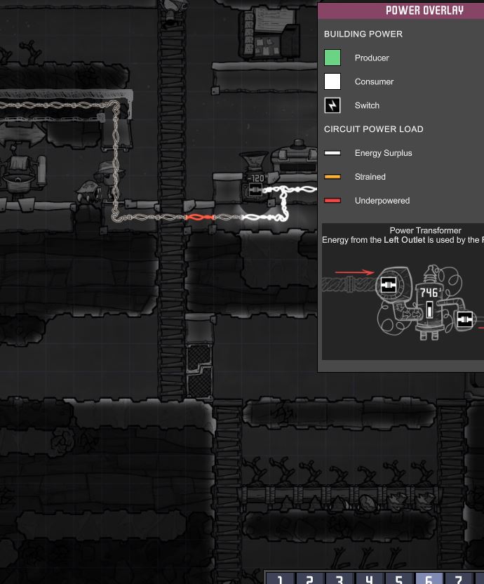 A1-260234 - Power Overlay, priority mode - Oxygen Not Included - Klei ...