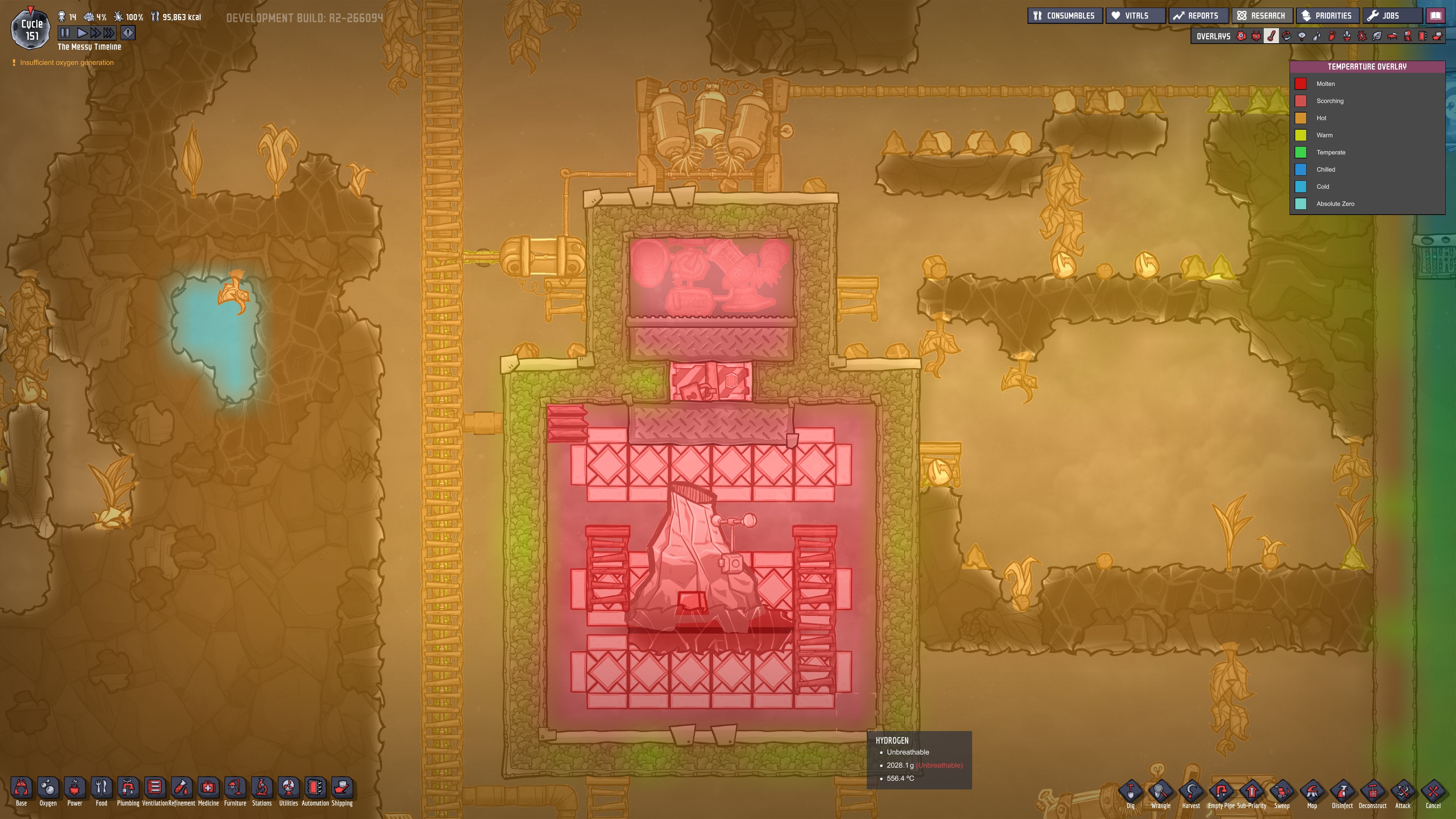 Simple Metal Volcano Cooling - [Oxygen Not Included] - General ...