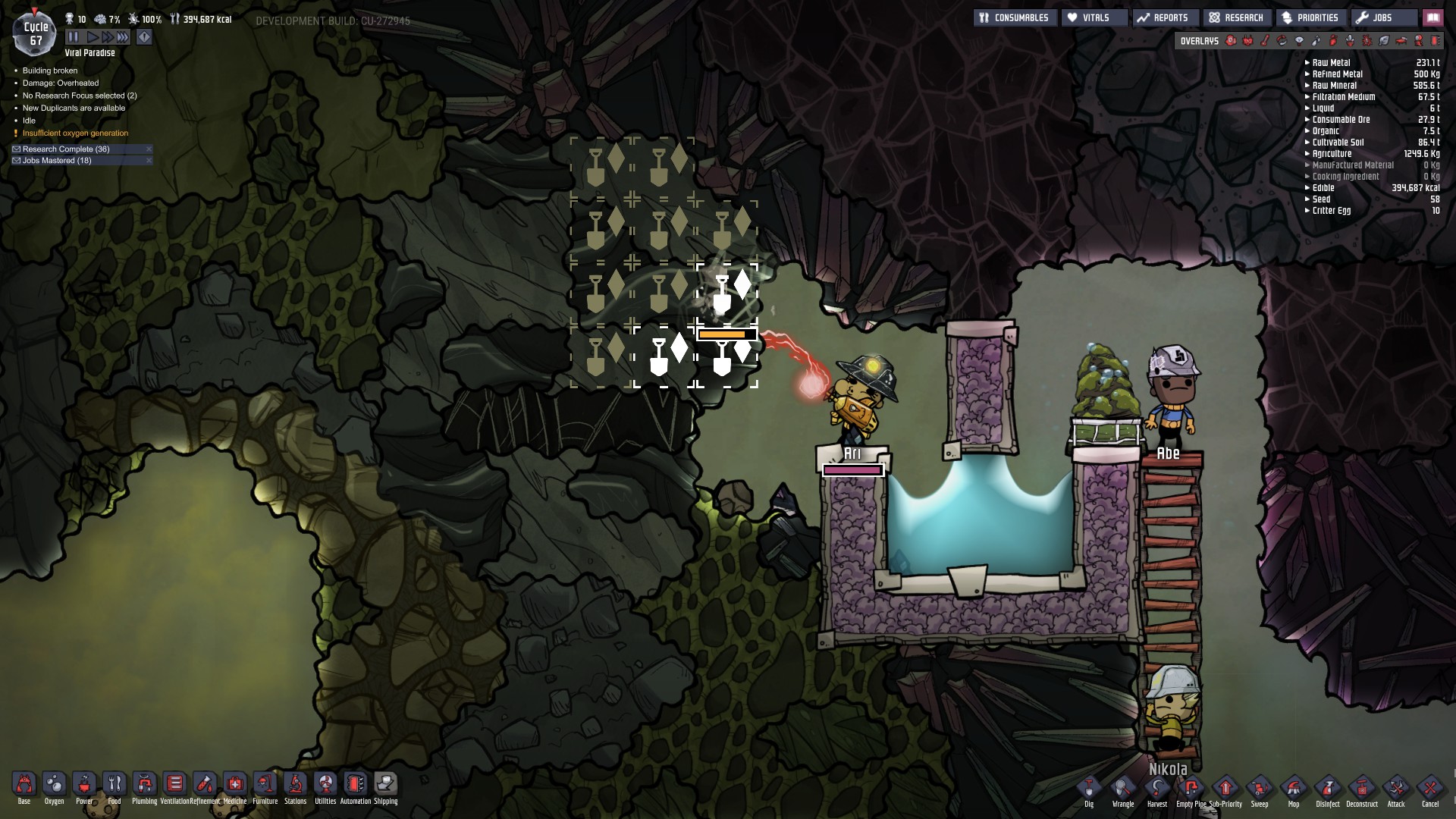 Simple guide for excavating volcanoes for metal - [Oxygen Not Included ...