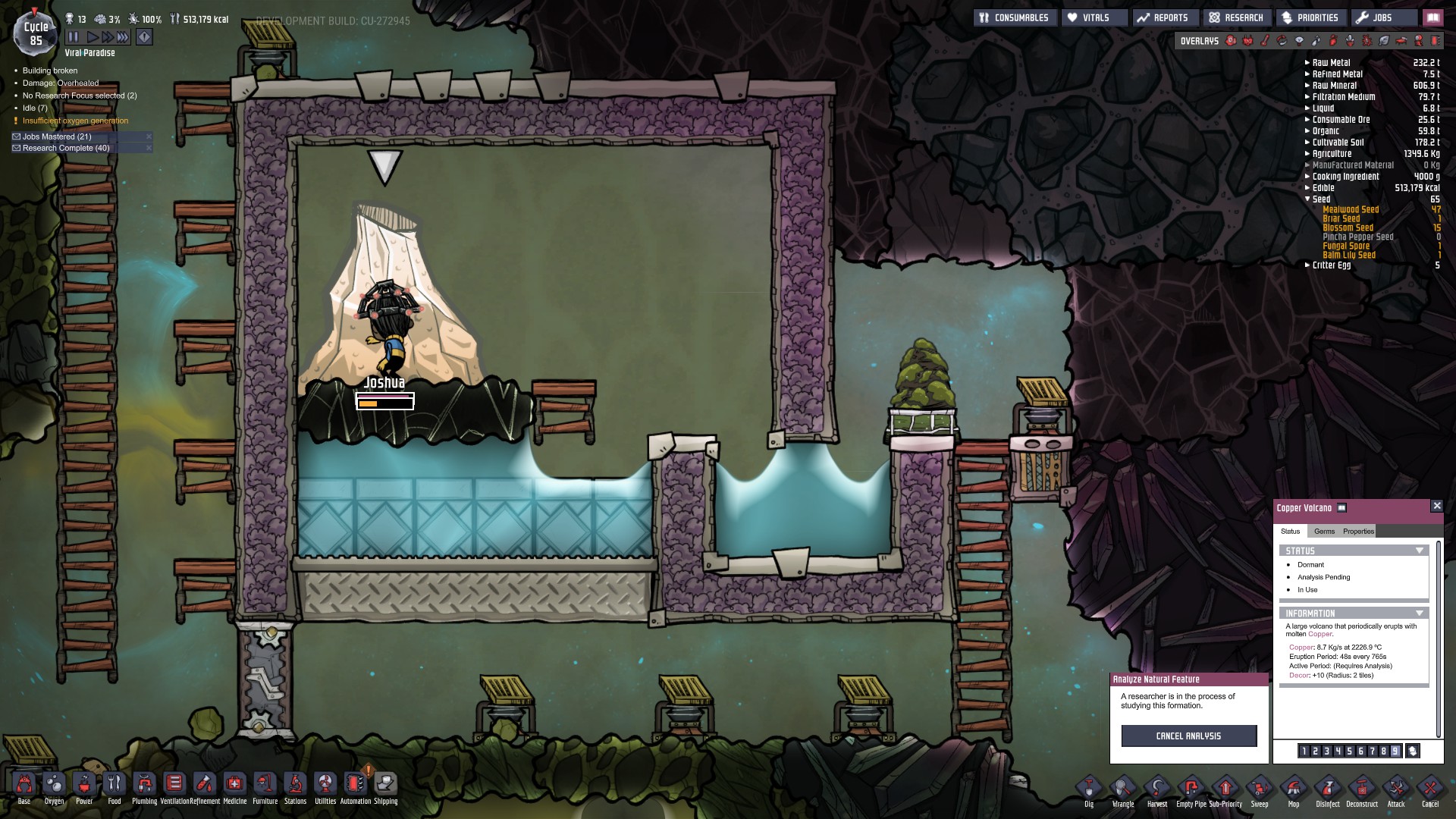 Simple guide for excavating volcanoes for metal - [Oxygen Not Included ...