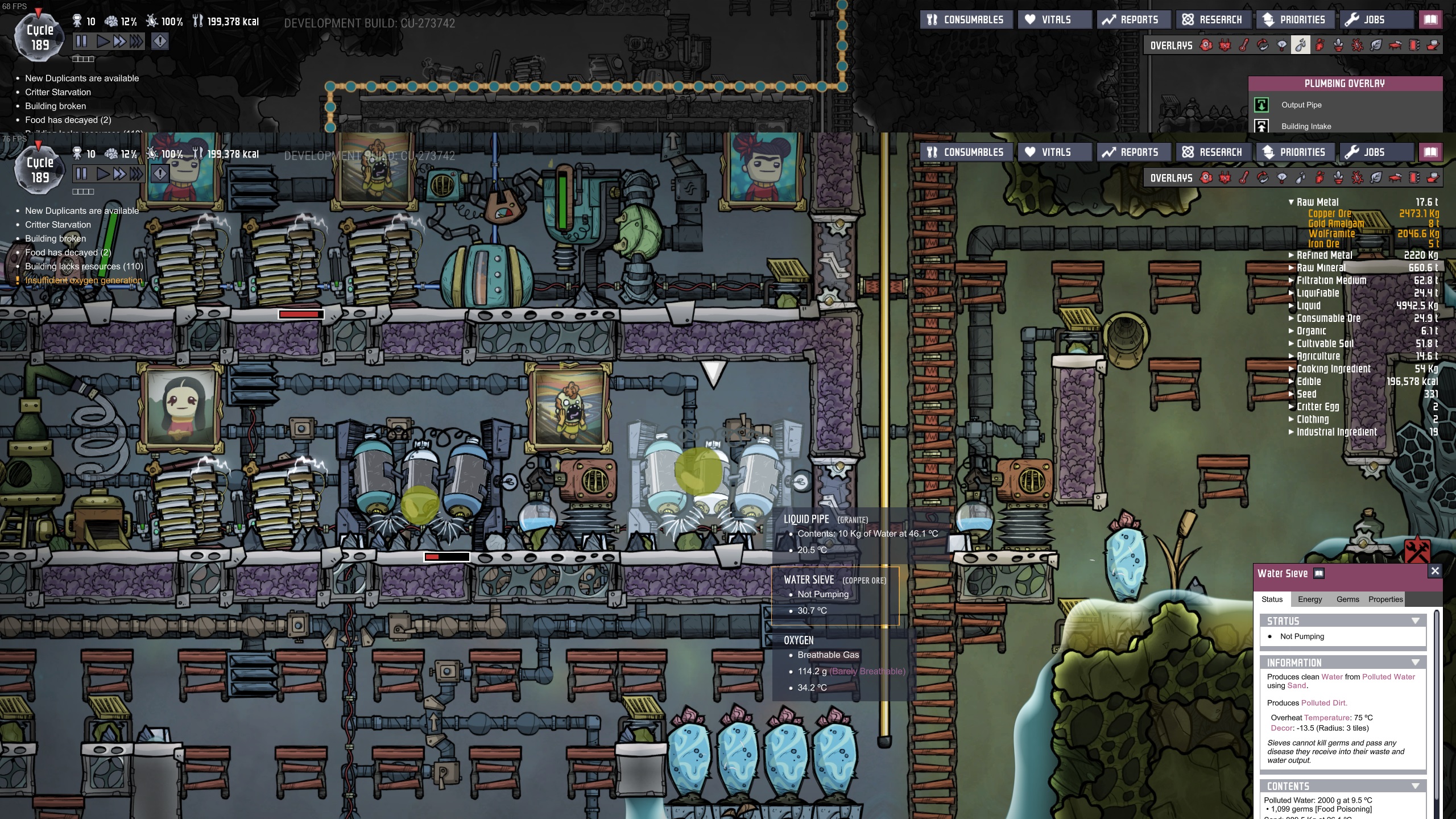 the water stopped plumbing - [Oxygen Not Included] - General Discussion ...