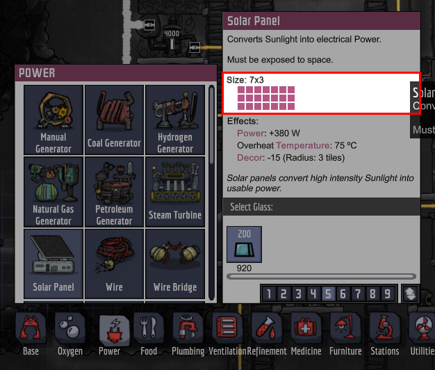 Buildings tiles size infos - [Oxygen Not Included] - Suggestions and ...