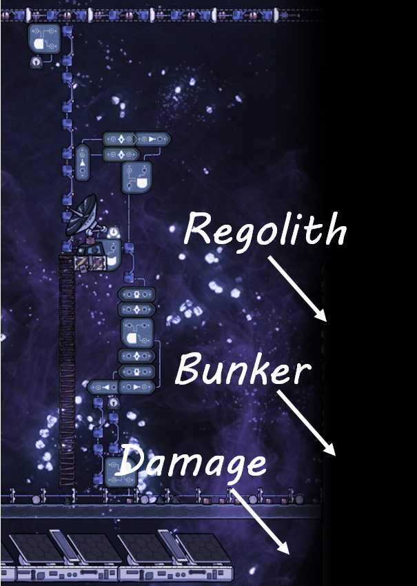 Meteor attack from the side - Oxygen Not Included - Klei Entertainment ...