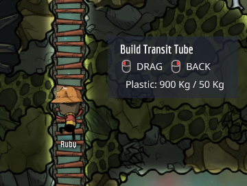 Transit tube build planner issue - Oxygen Not Included - Klei ...