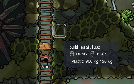 Transit tube build planner issue - Oxygen Not Included - Klei ...
