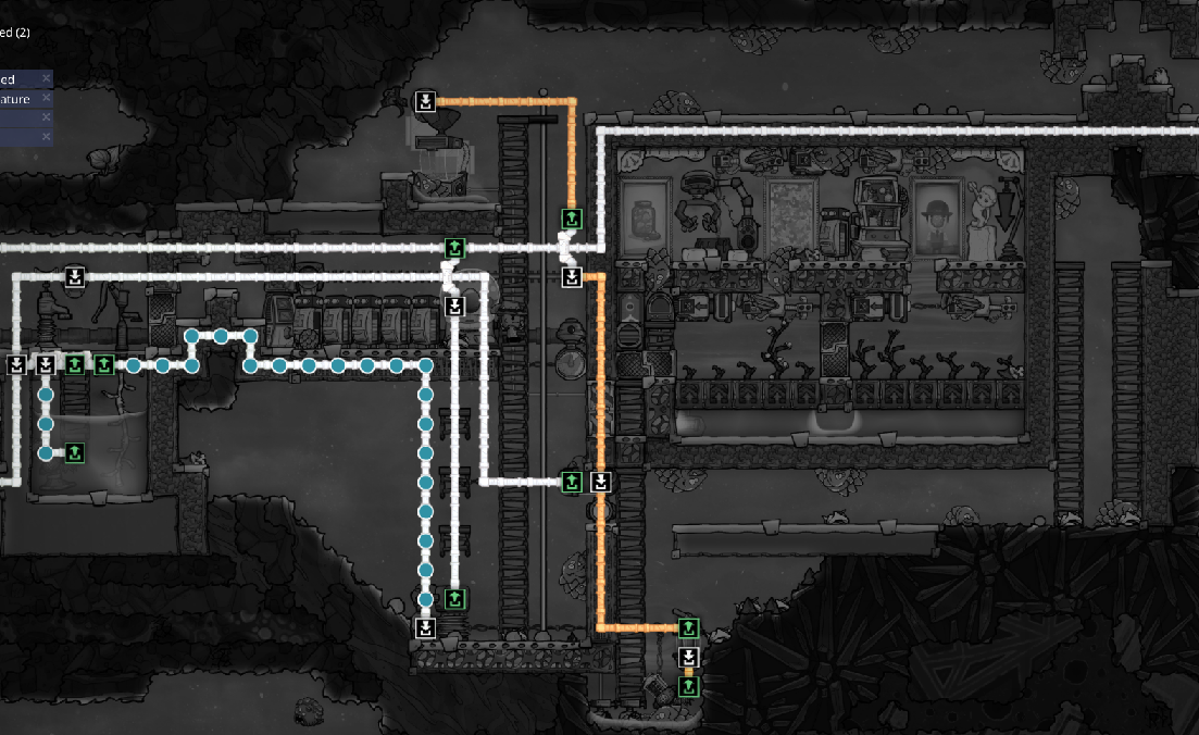 Aridio glossy drecko ranch before HVACs - [Oxygen Not Included ...