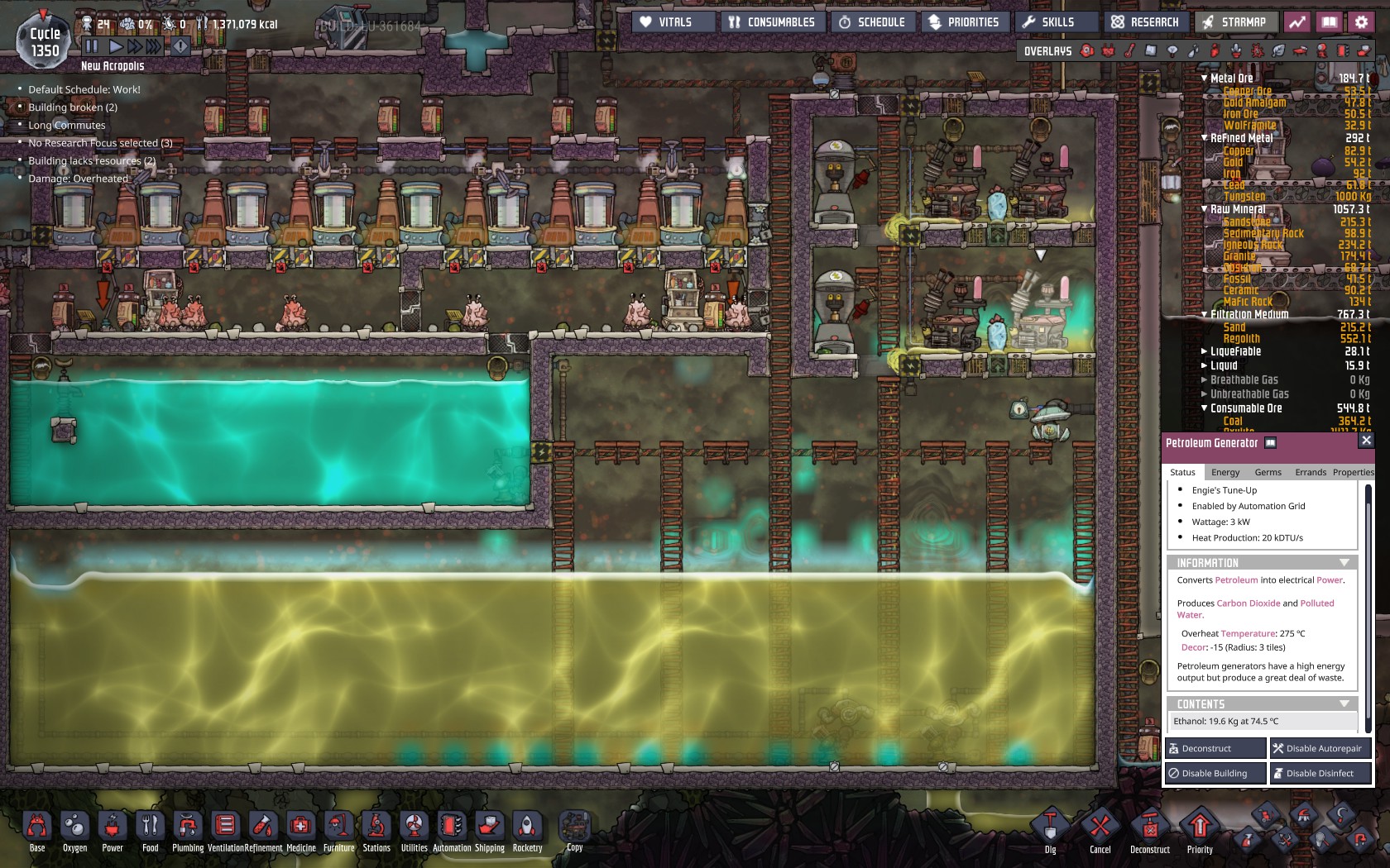 Ethanol evaporation troubles. - [Oxygen Not Included] - General ...