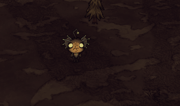 Wurt with Swamp turf and natural cobble road - Don't Starve Together ...