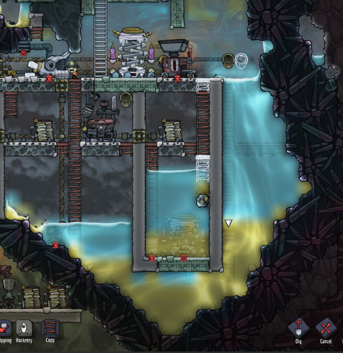 Water physics issue, water higher on one side than the other - Oxygen ...