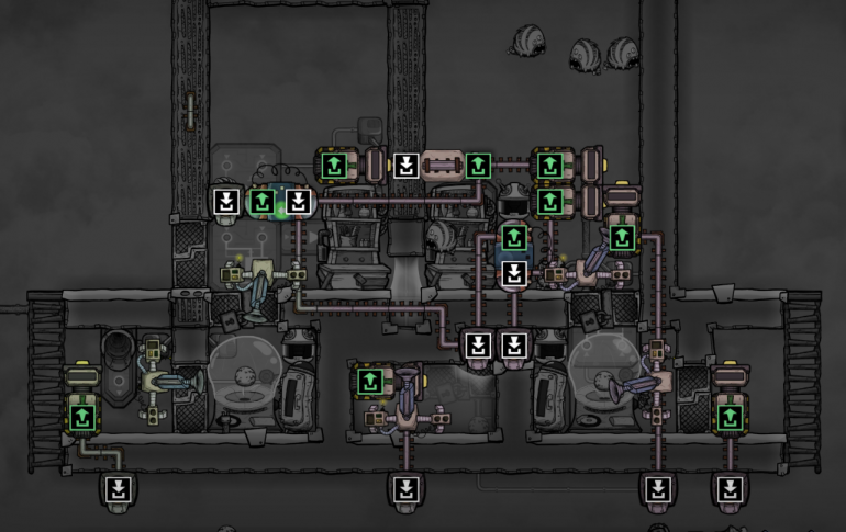 Rough concept for automated Puft farming. - [Oxygen Not Included ...