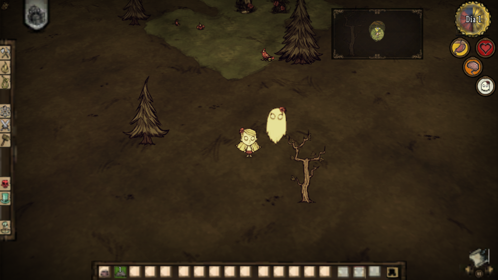 El HUD del juego y algunas letras se ven borrosas - Don't Starve ...