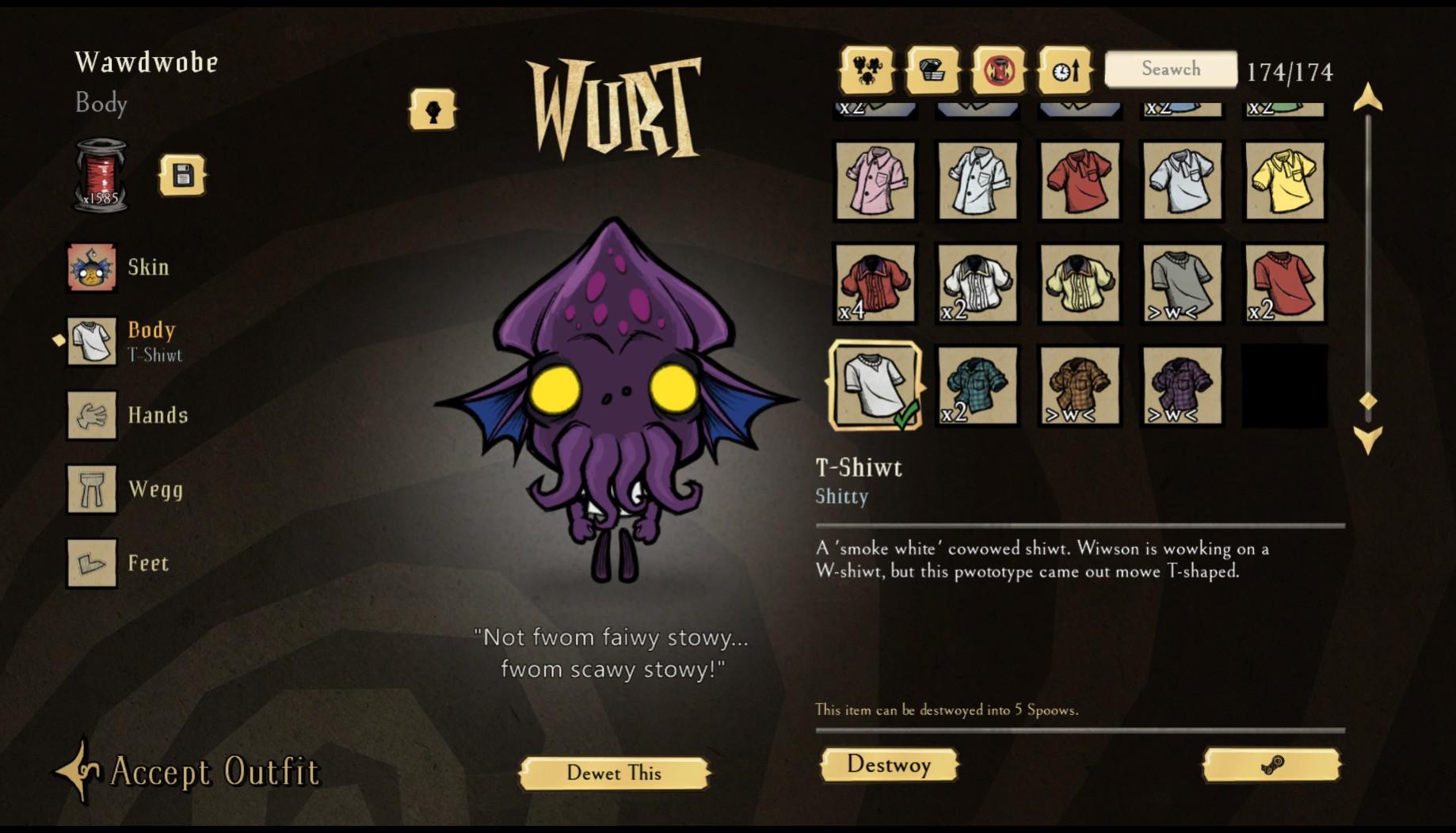 New Wurt Head Skins - Don't Starve Together - Klei Entertainment Forums