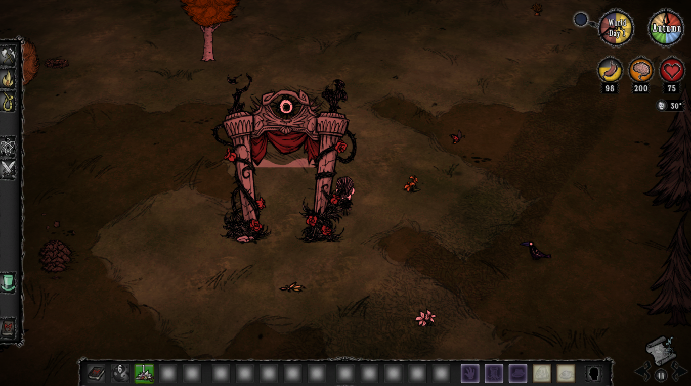 Maxwell without Dark Sword or Night Armor - Don't Starve Together ...