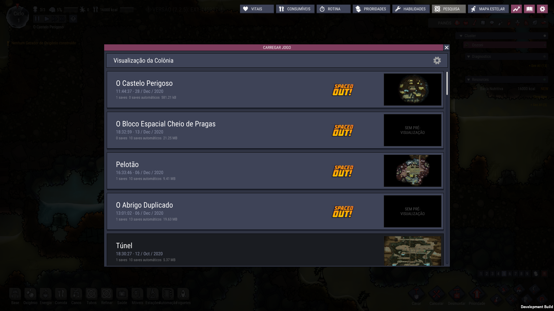 Save does not appear on the loading screen - Oxygen Not Included - Klei ...