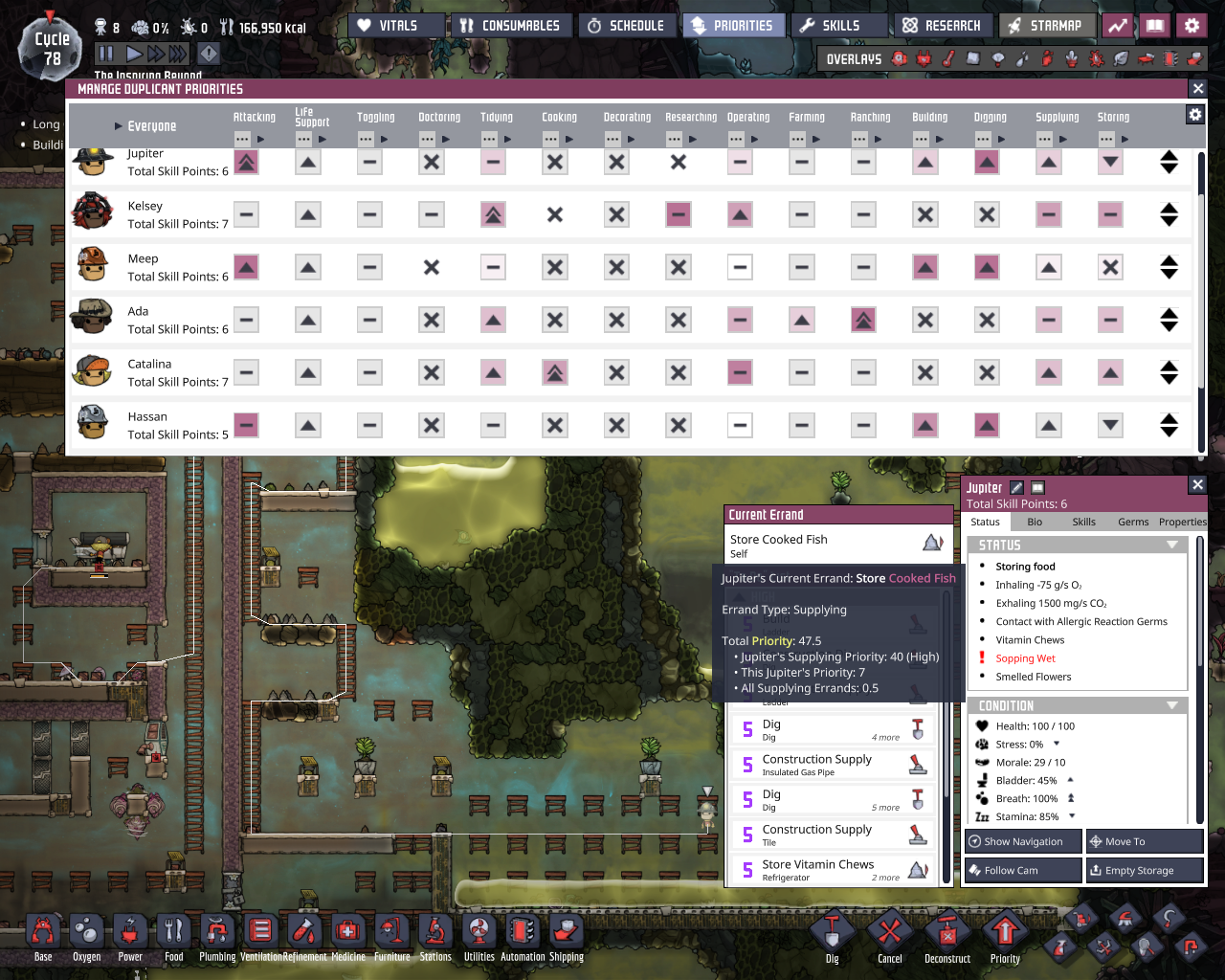 Task and Priority problem - Oxygen Not Included - Klei Entertainment Forums