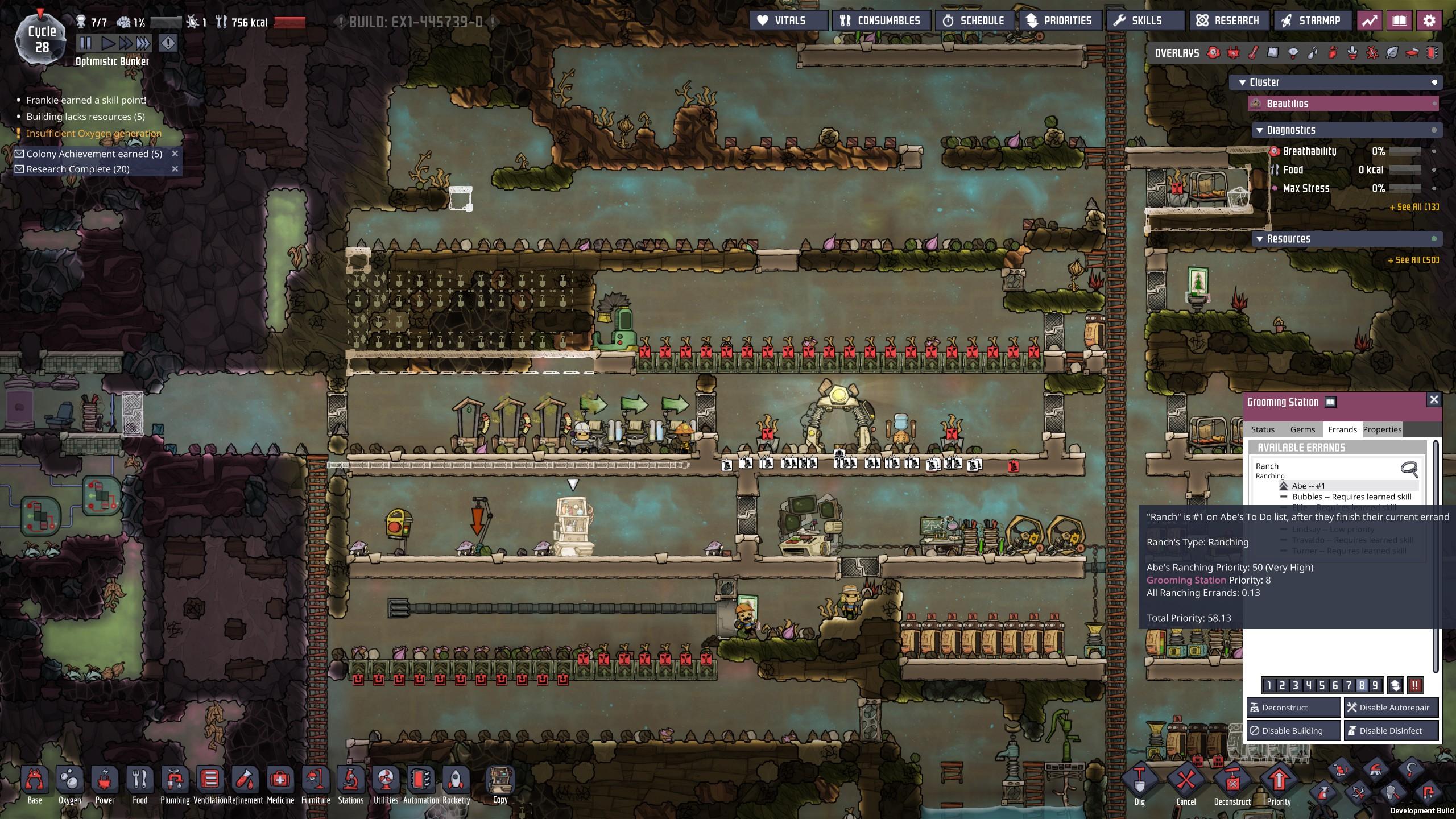 Priority system : Critter Ranching strangness - Oxygen Not Included ...