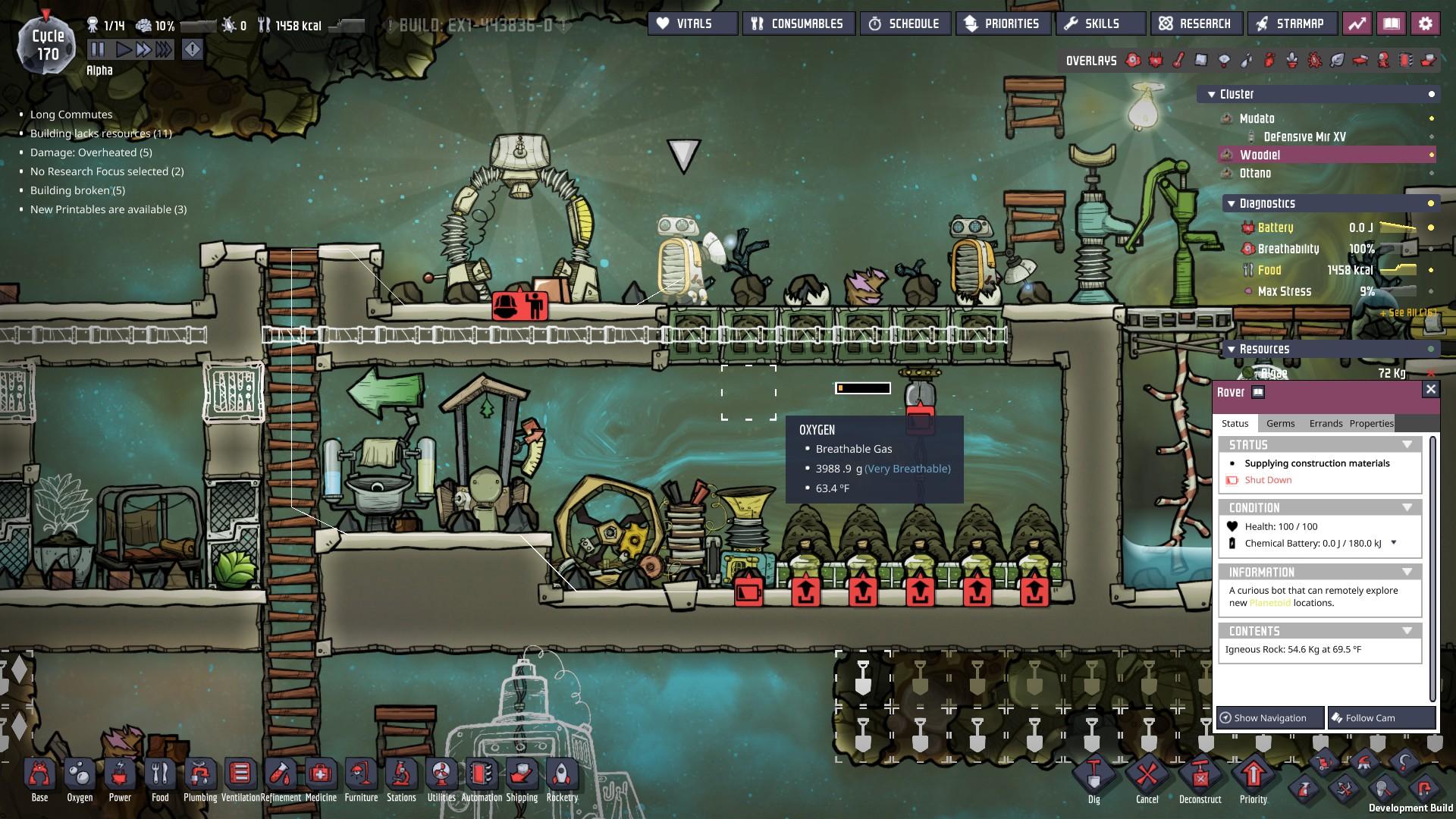 Revive Rover by digging under it - Oxygen Not Included: Spaced Out ...