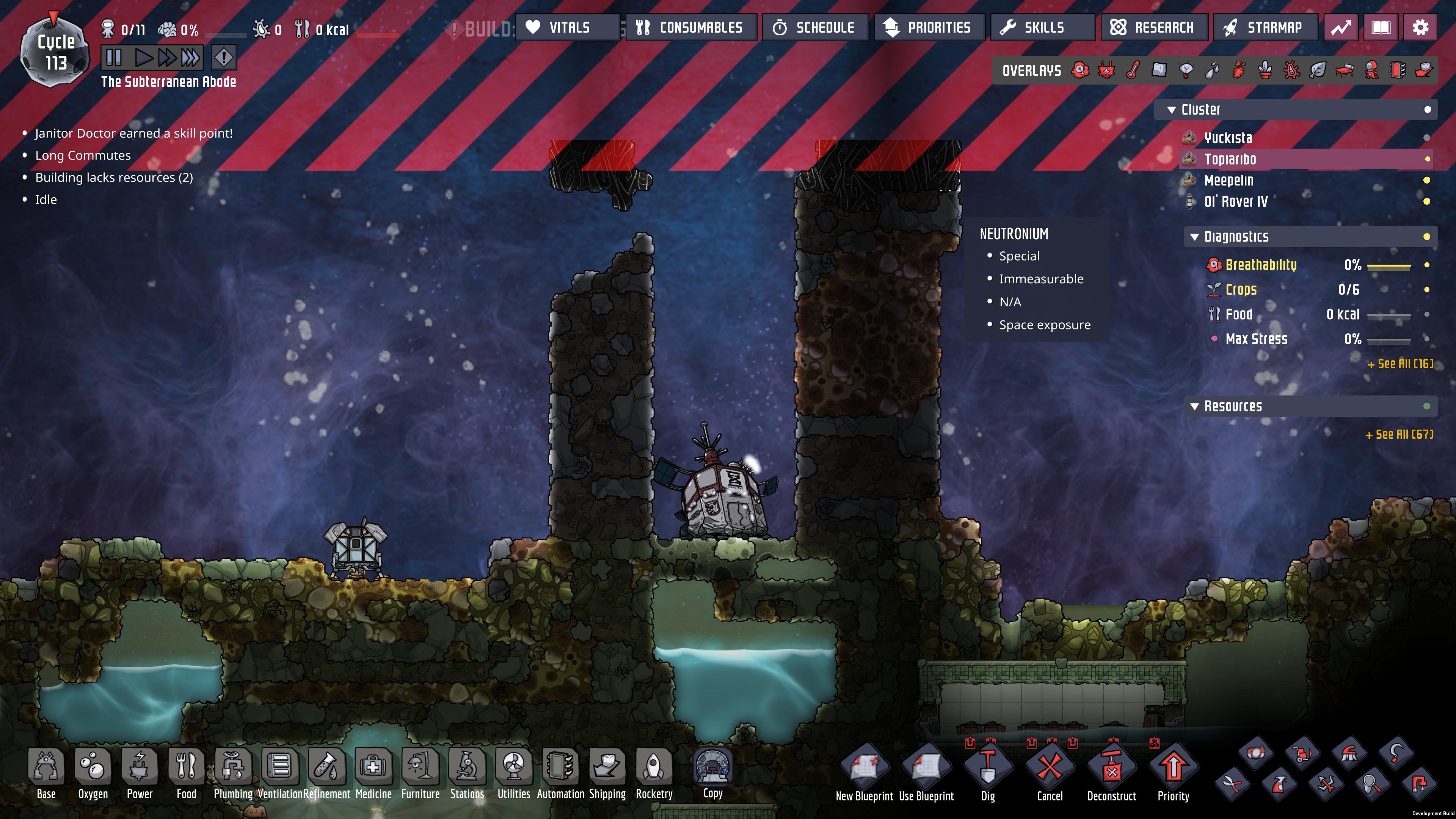 Neutronium in space - Oxygen Not Included: Spaced Out! - Klei ...