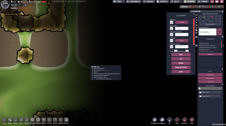 No Neutronium borders on Gassy Moo planetoid - Oxygen Not Included ...