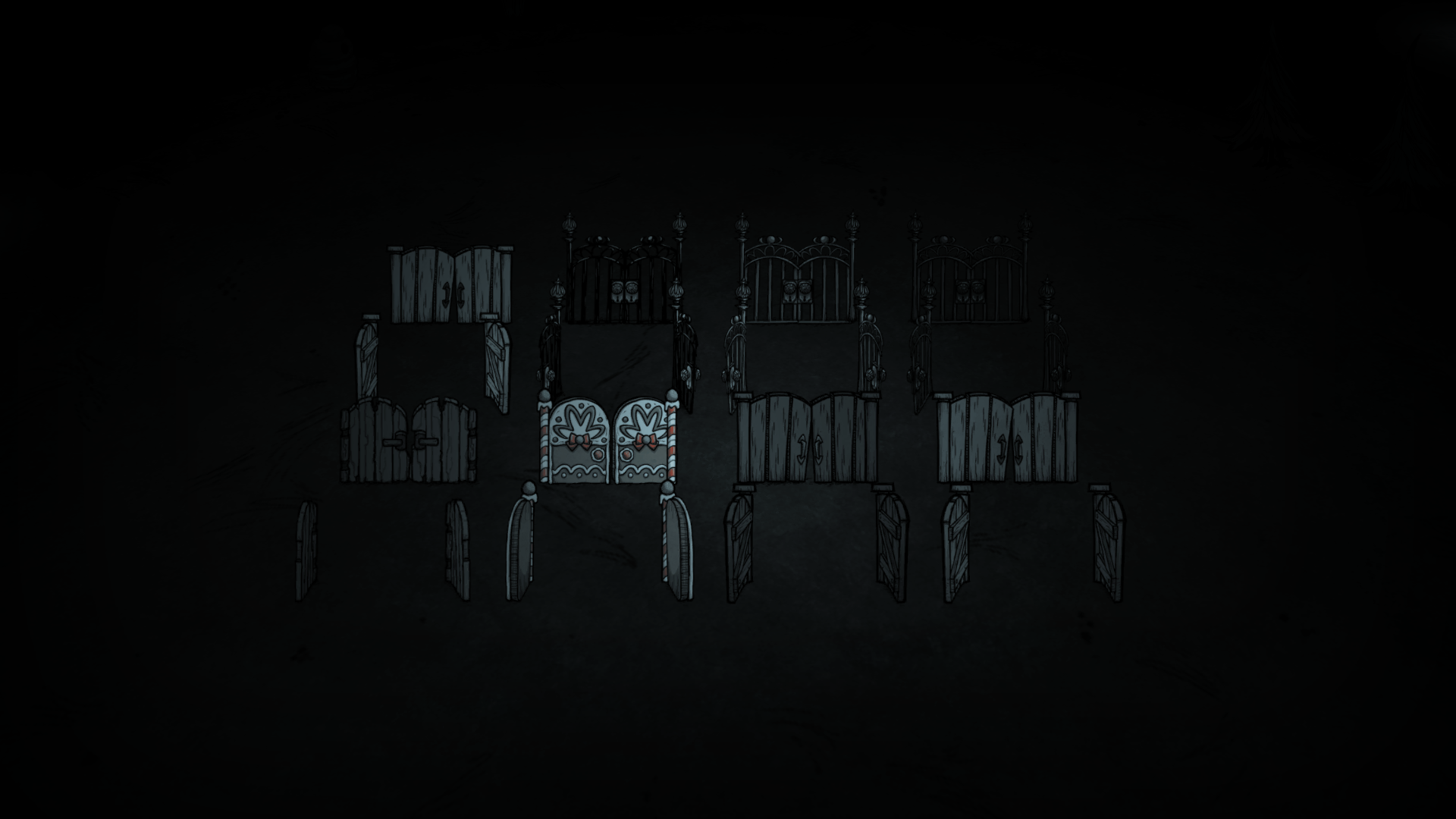 Inconsistent Wooden Gate sprites (including all skins) - Don't Starve ...