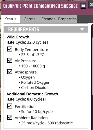 Mutant Grubfruit Plant can't be identified - Oxygen Not Included ...
