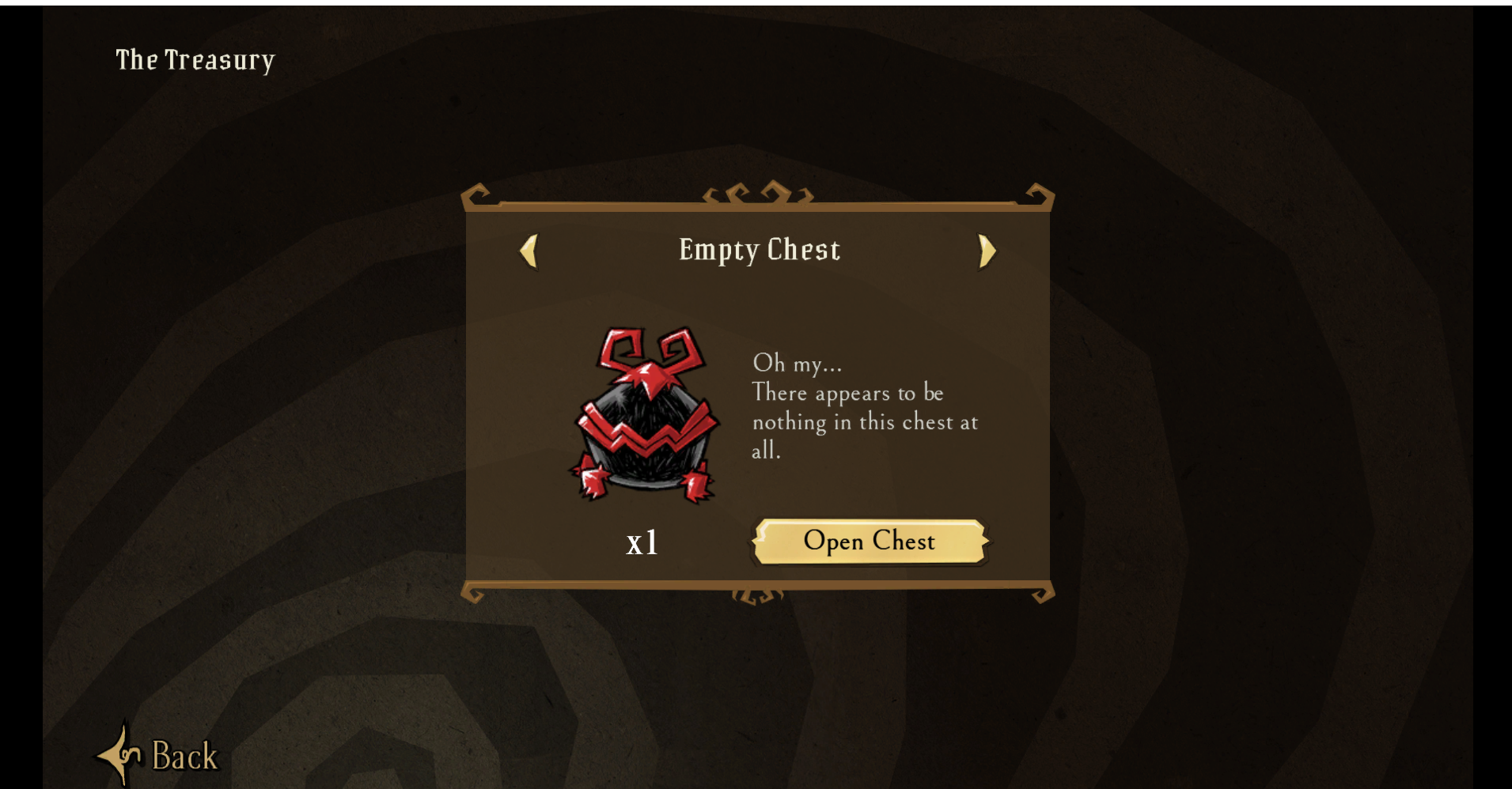 Why do I have an empty chest? - [Don't Starve Together] General ...