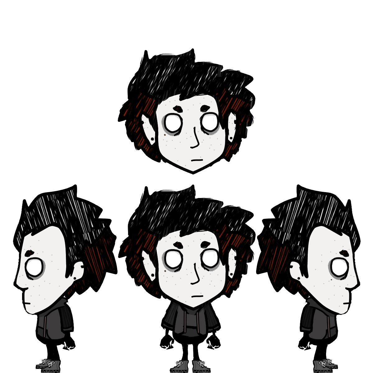 drew myself in the ds artstyle - [Don't Starve Together] General ...