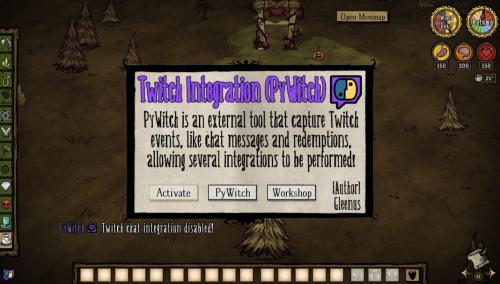 PyWitch: Twitch Chat Integration - Modding Tools, Tutorials & Examples - Klei Entertainment Forums