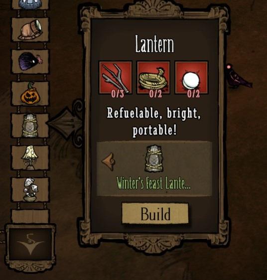 Winter's Feast Lantern no duplicate warning - Don't Starve Together ...