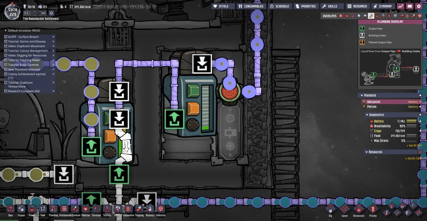 Cleaning germy water not working? - [Oxygen Not Included] - General ...