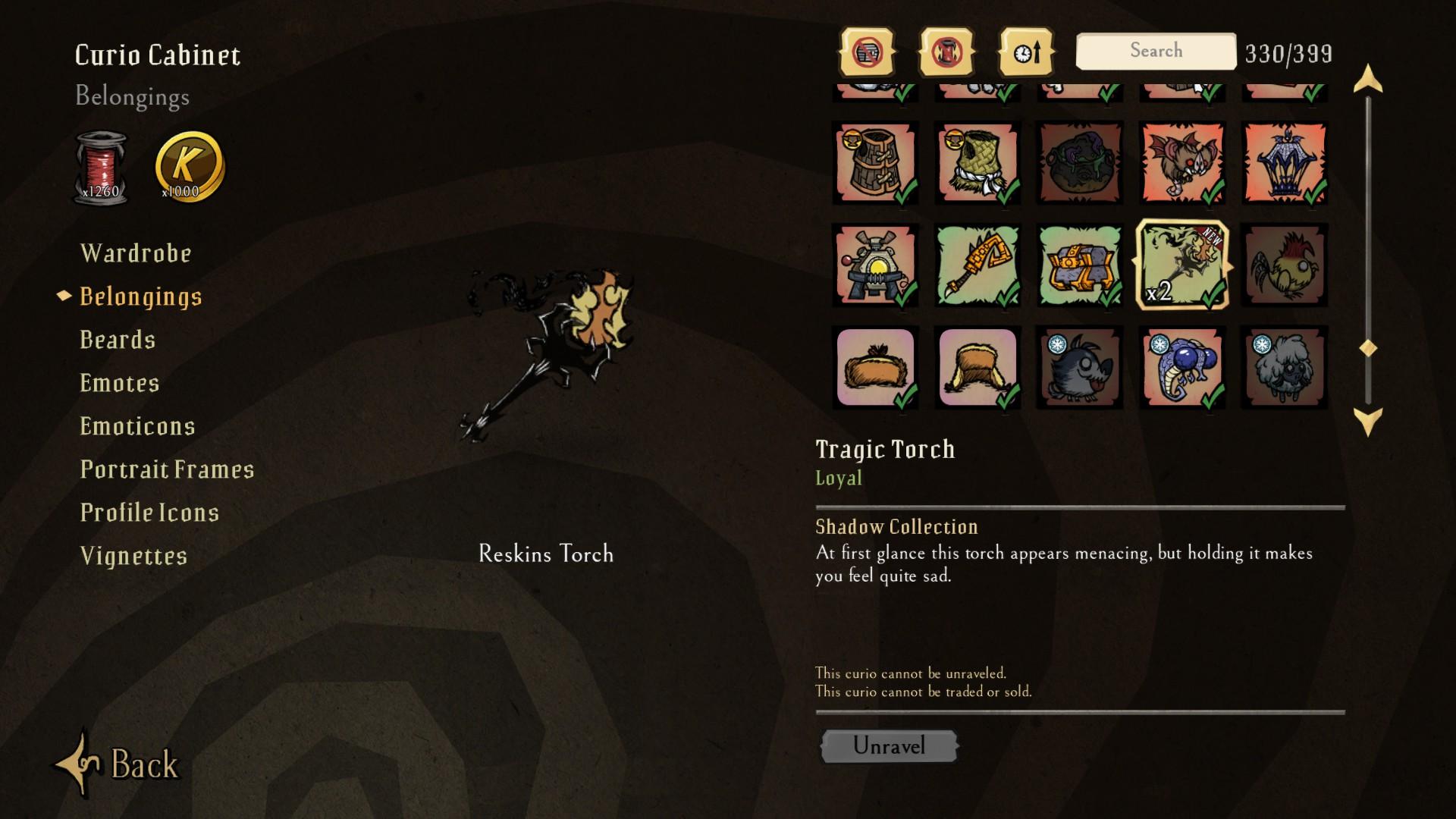 Free wardrobe skin on website now! - [Don't Starve Together] General ...