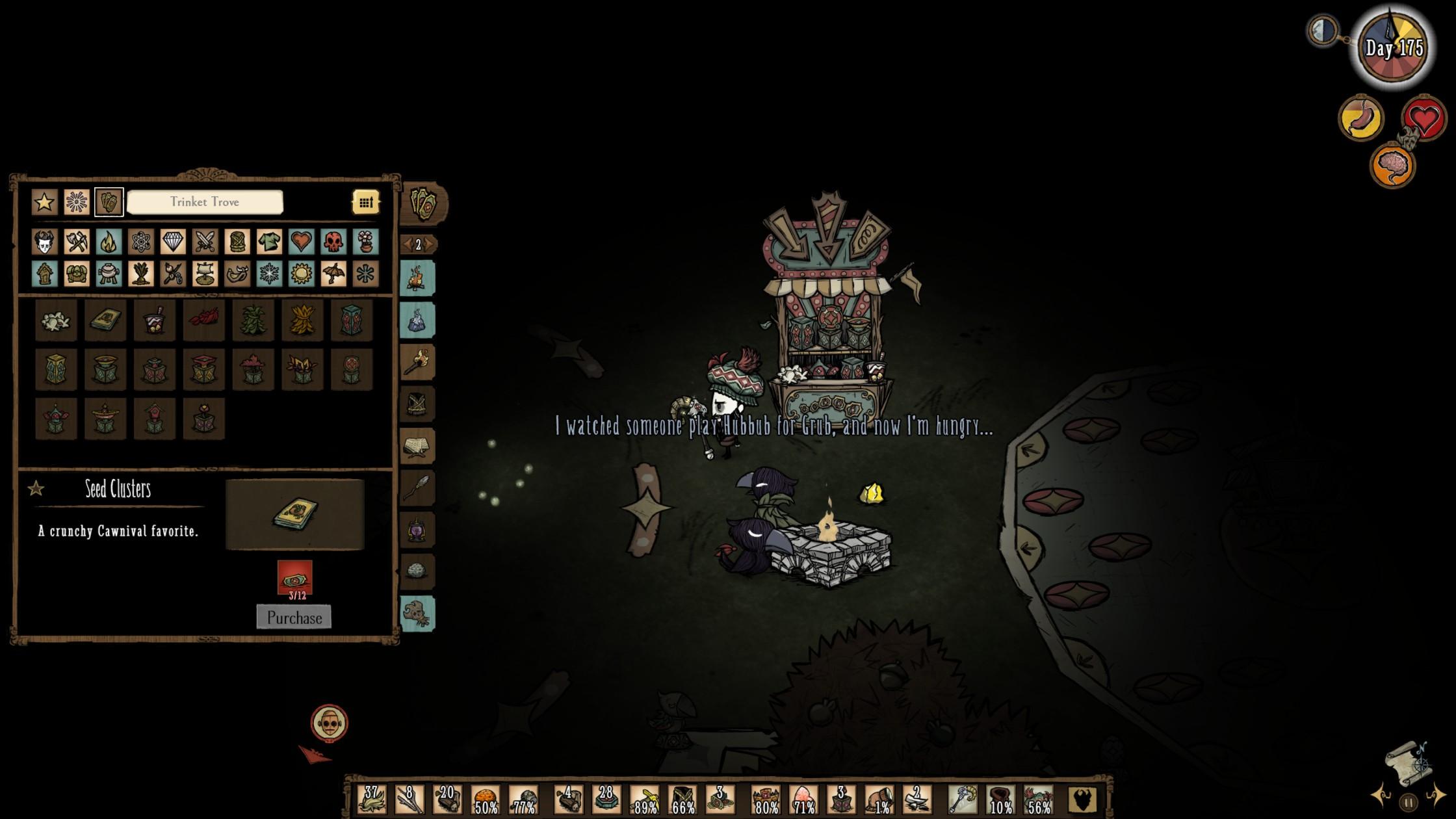 crow kid's red scarf turns invisible sometimes - Don't Starve Together ...