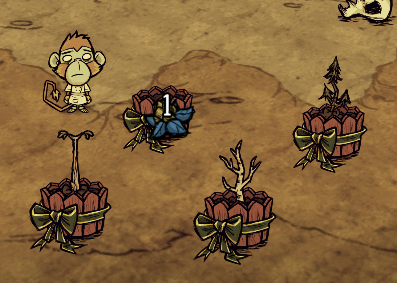 Unable to plant Palmcone in planter(?) - Don't Starve Together: Beta ...