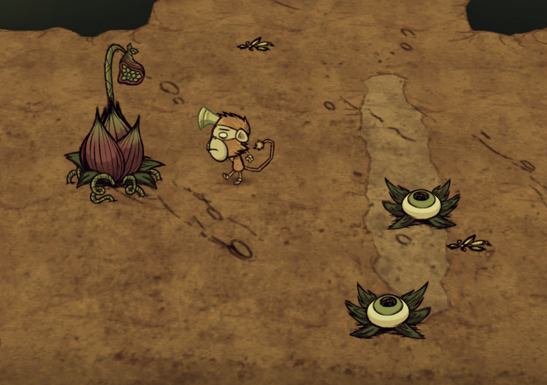 [RE-REPORT] Eyeplants don't pop out when waited enough time after being ...