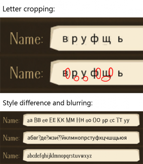 Missing Cyrillic symbols and font update - [Don't Starve Together ...