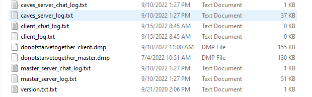 What are these relatively new files in the Klei documents folder ...