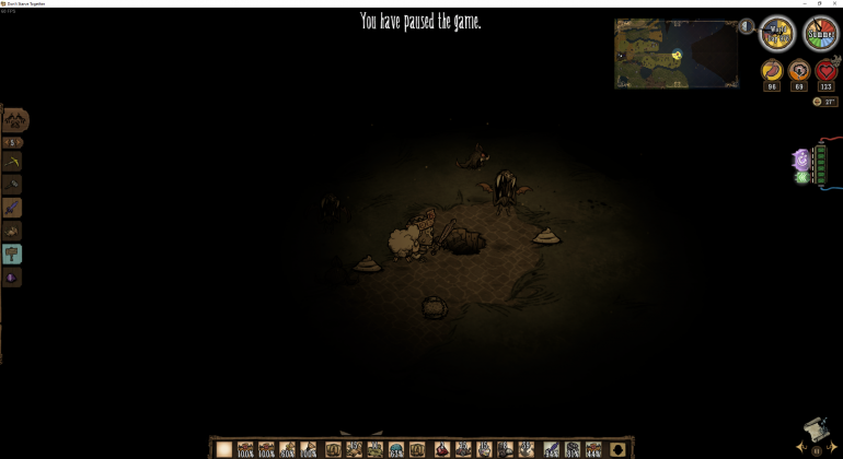 Wx-78's Optoelectronic Circuit issue when coming from cave to surface ...