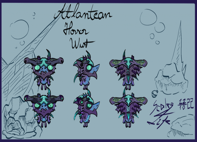 New Wurt Skin Concept: Atlantean Horror Wurt - [Don't Starve Together ...