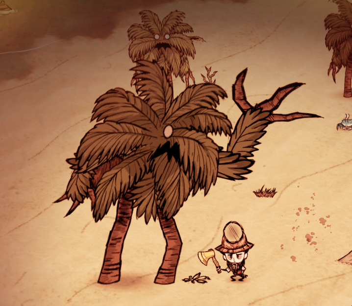 Palm Treeguard has a big gap in its range - Don't Starve - Klei ...
