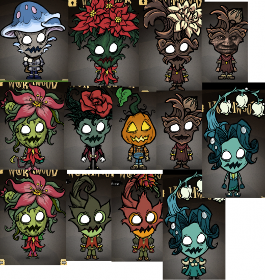 The Character with the best skins - [Don't Starve Together] General ...