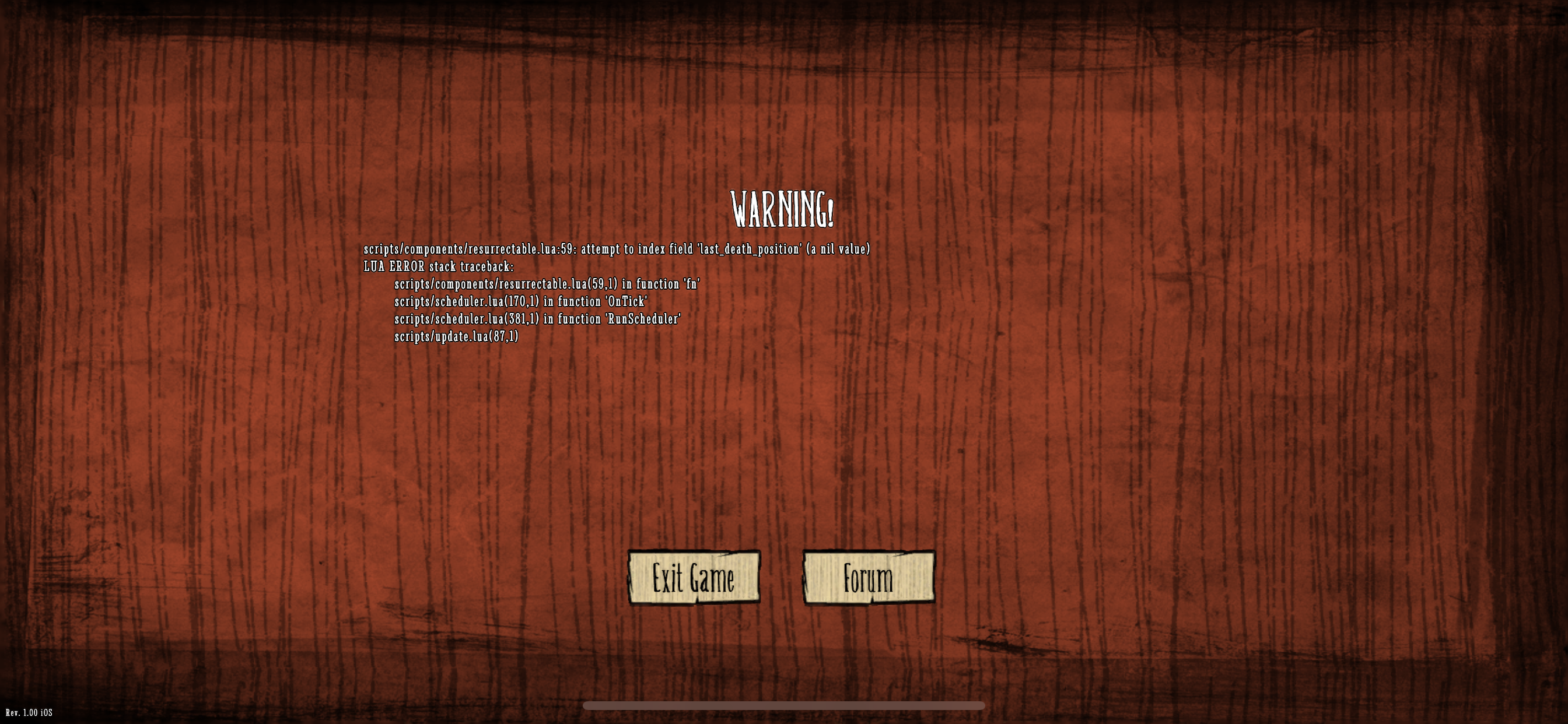 [pocket edition - RoG enabled] Game crashed when I was stuck against a ...
