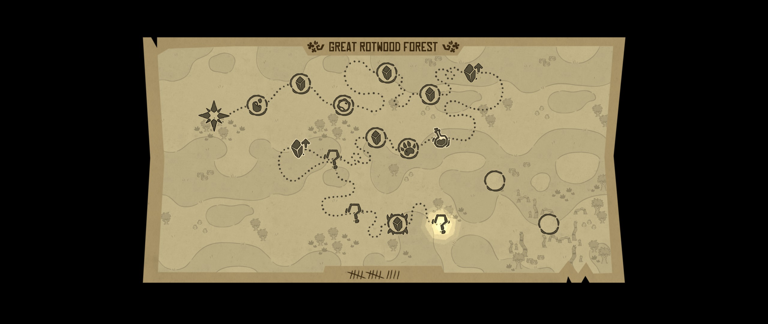 Map revealing locations before you can even go to them - Rotwood ...