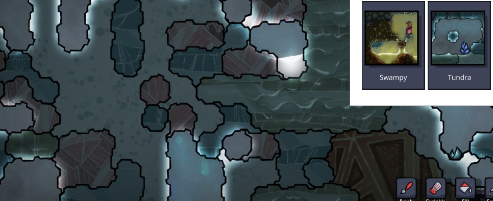 Borders of Tiles are All the Same with no variation between biomes ...
