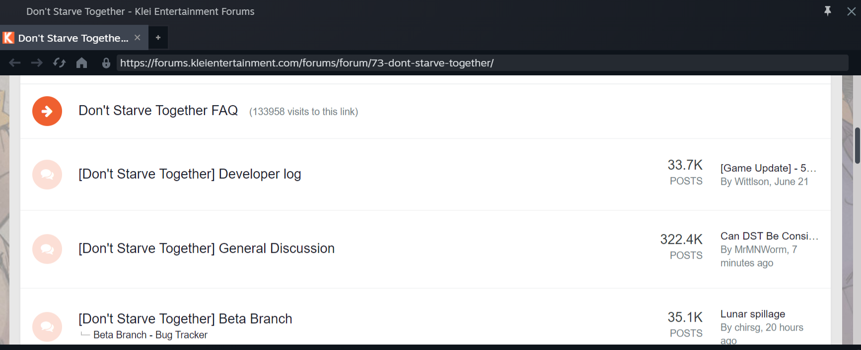 Very very strange audio bug(Youtube playing audio through DST?) - Don't Starve Together - Klei ...